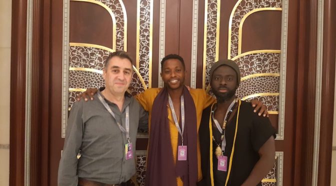 Amartei Armar, Yemoh Ike et Sébastien Hussenot autour de Tsutsué ...